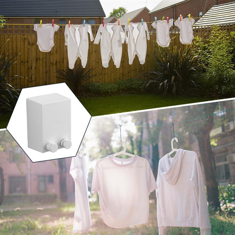Retractable Clothesline Wall-mounted indoor Outdoo... – Grandado