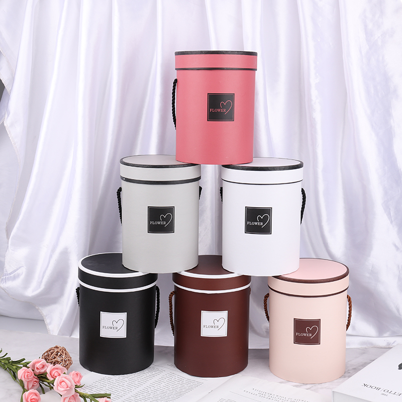 Kraft Paper Flowers Box With Handheld Handy Bucket... – Vicedeal