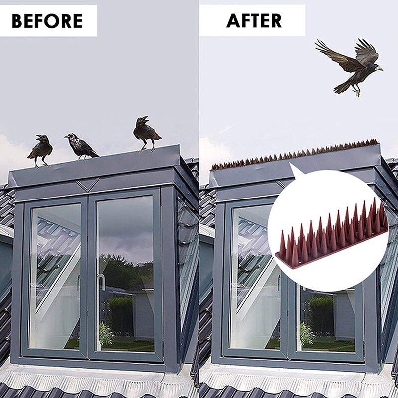 Plastic Anti-bird Spikes Against Birds Garden Outd... – Grandado