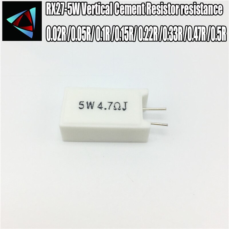 2pcs RX27-5W SQM Vertical Cement Resistor resistan... – Grandado
