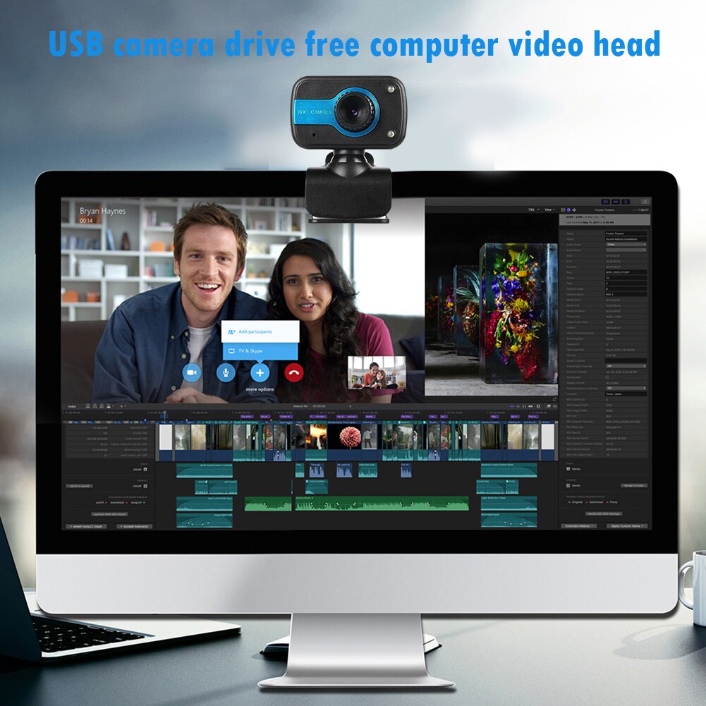 Usb rotativo hd webcam 640x480 microfone embutido ... – Grandado