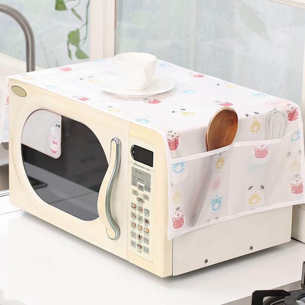 Anti-Dust Practical Microwave Oven Cover With 2 Po... – Vicedeal