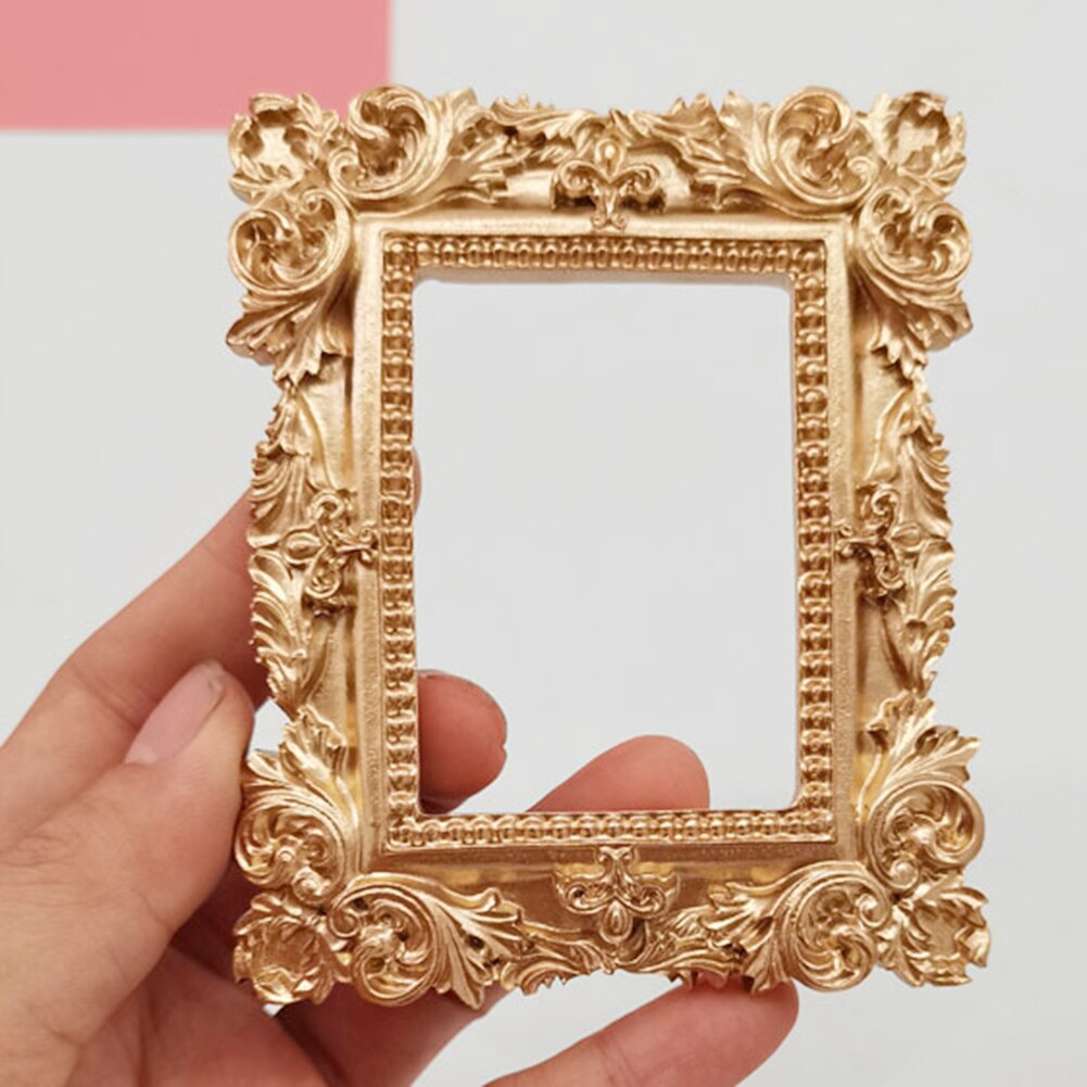 Vintage Golden Photo Frame Home Decor Desktop Jewe... – Grandado