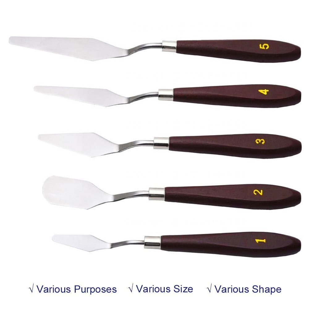 Eval 5 Stks/set Schilderen Levert Rvs Paletmes Gem... – Grandado