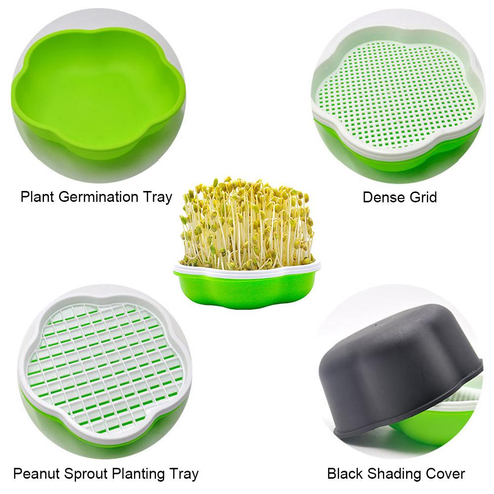 Seedling tray Plastic Double-Layer Seedling Sprout... – Vicedeal
