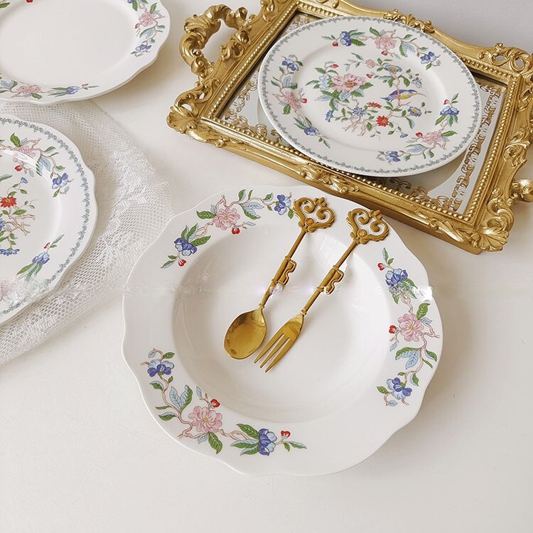 LadyCC Tableware Plates for Food Plates Ceramics T... – Vicedeal