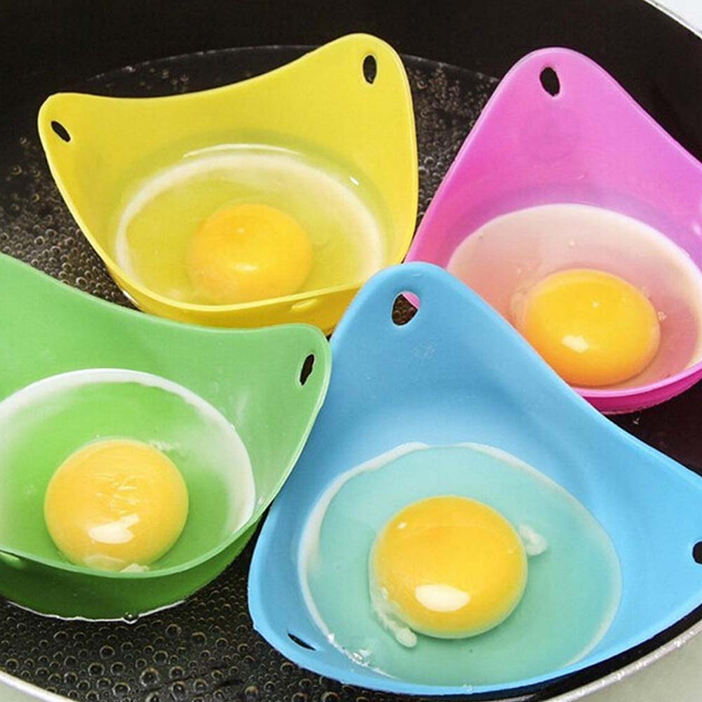 4 Pcs Silicone Multi-function Egg Poacher Cook Pod... – Grandado