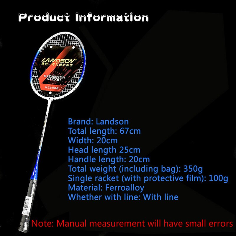 Badminton Rackets Set 2pcs Family Double Badminton... – Grandado