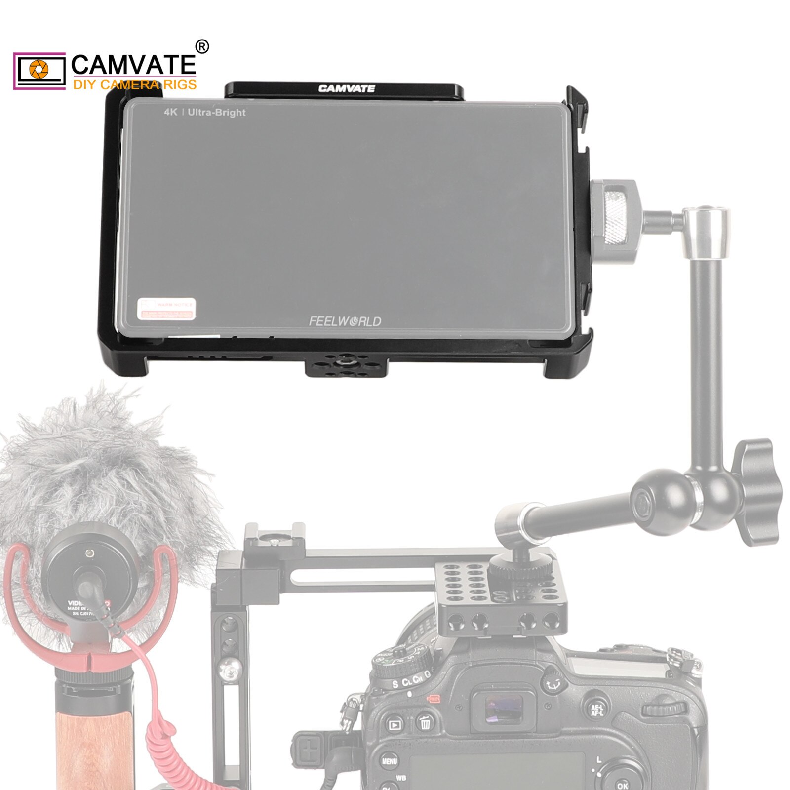 CAMVATE Director's Monitor Cage Bracket With S... – Grandado