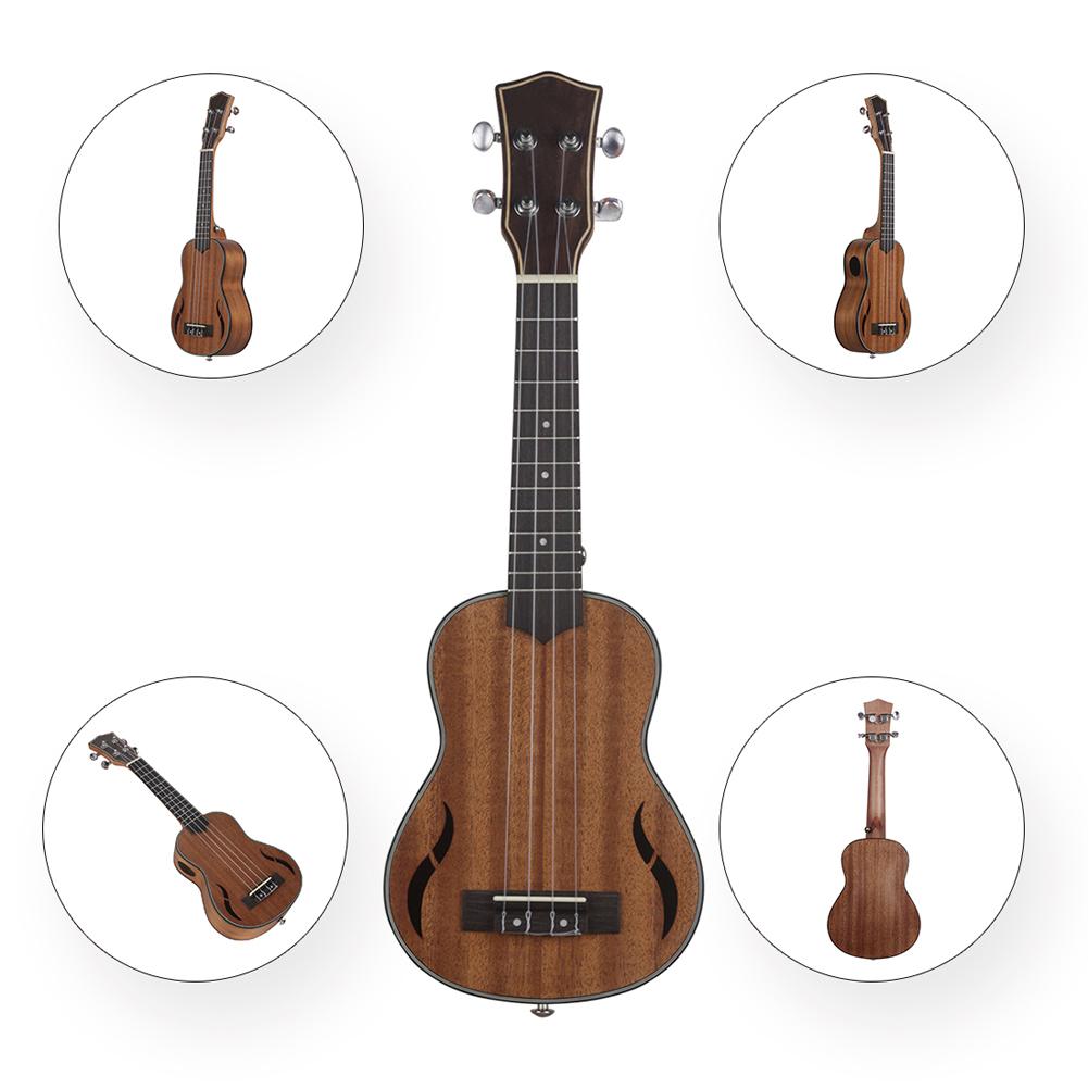 55x25x10cm Spring 21 Inch 4 String Mahogany Ukulel... – Grandado