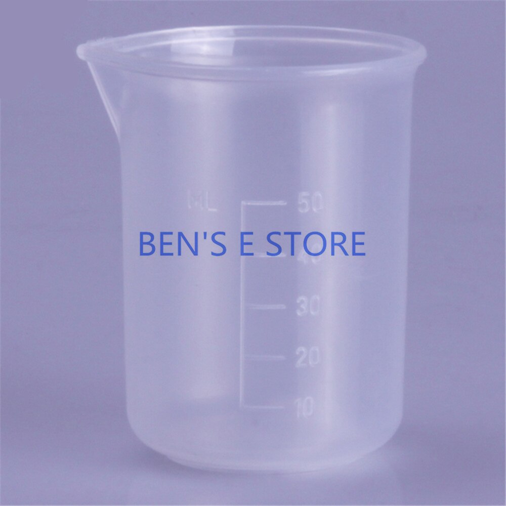 8pcs/lot 50ml Plastic Graduated Beaker Cup Laborat... – Grandado