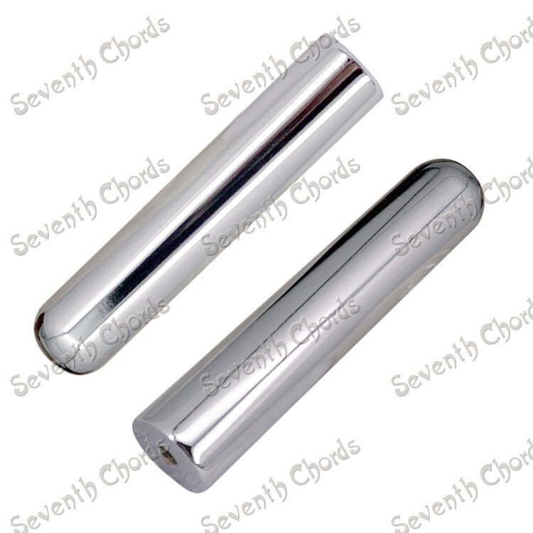 Chrome Solid Steel Tone Bar Guitar Slide for Hawia... – Vicedeal