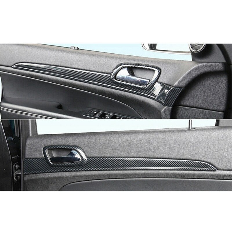 4PCS Carbon Fiber Inner Door Handle Panel Trim for... – Vicedeal