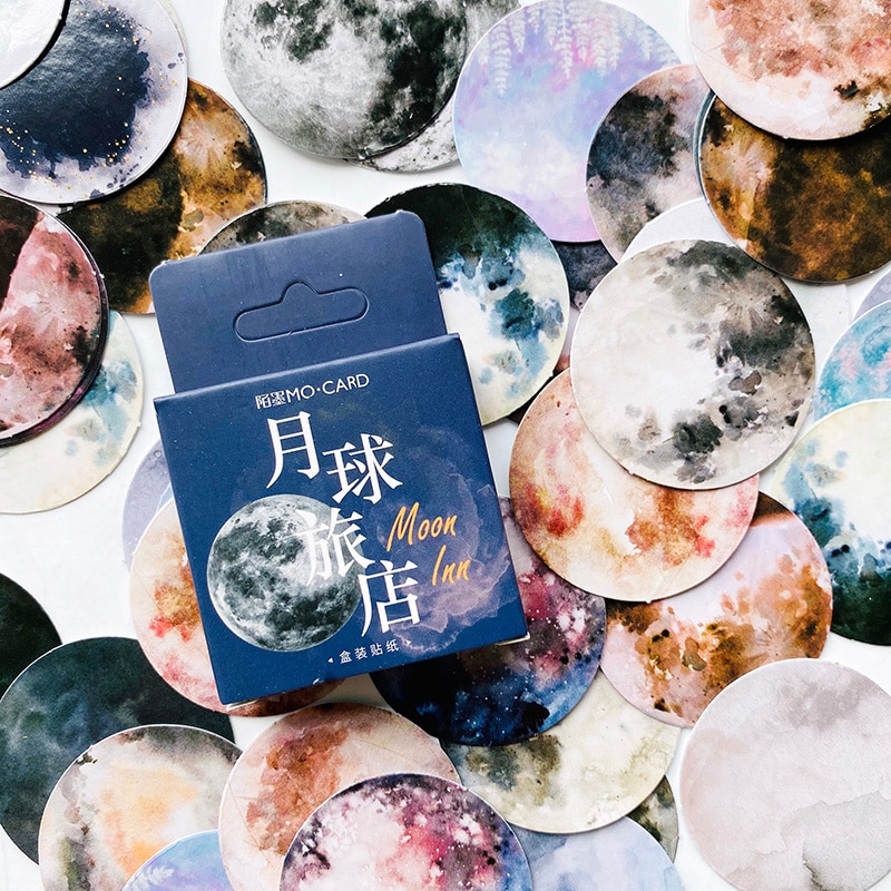 46pcs/Box Fantastic Moon Planets Sticker DIY Stick... – Grandado