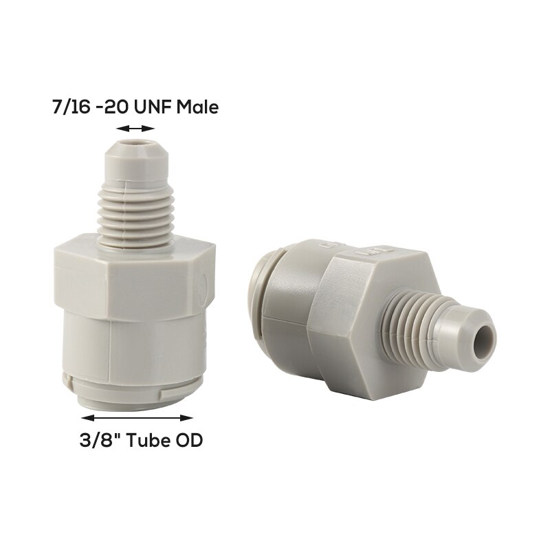 Quick Push-in Fit Connectors,3/8" Tube OD x 7... – Vicedeal