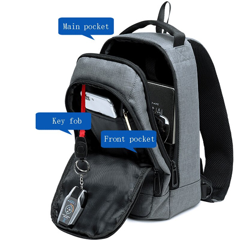 Mini iPad tablet Men Water Repellent Crossbody Bag... – Vicedeal