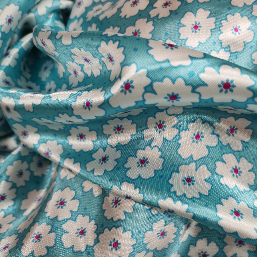 Tilda satin charmeuse stof kasket sløjfe bånd mate... – Vicedeal