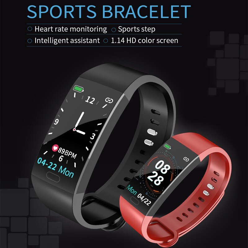 Smart Armband Bloeddruk Meting Stappenteller Smart... – Grandado