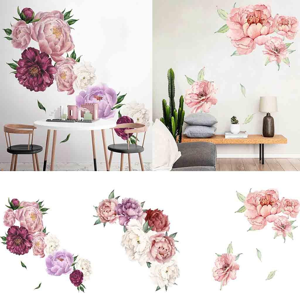 20 # Diy Bloemen Printing Pink Peony Rose Bloemen ... – Grandado