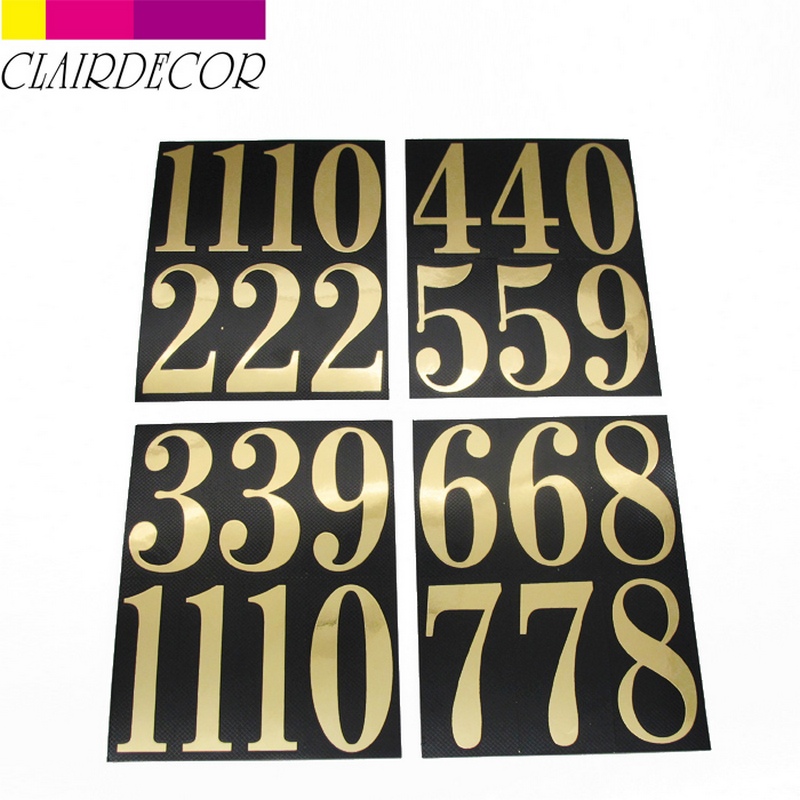 ADHESIVE NUMBERS SET adhesive mylar numbers provid... – Grandado