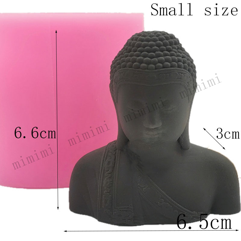 DIY Chinese Zen Decoration Cement Buddha Statue Si... – Grandado