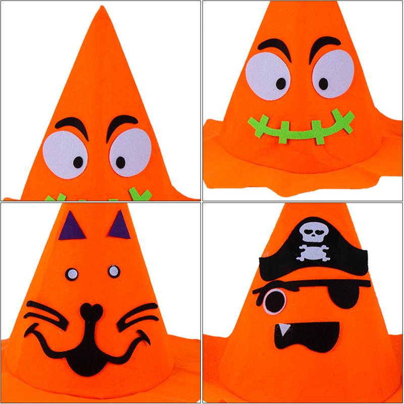 6Pcs Halloween Pumpkin Hat Halloween Party Cap Sta... – Grandado