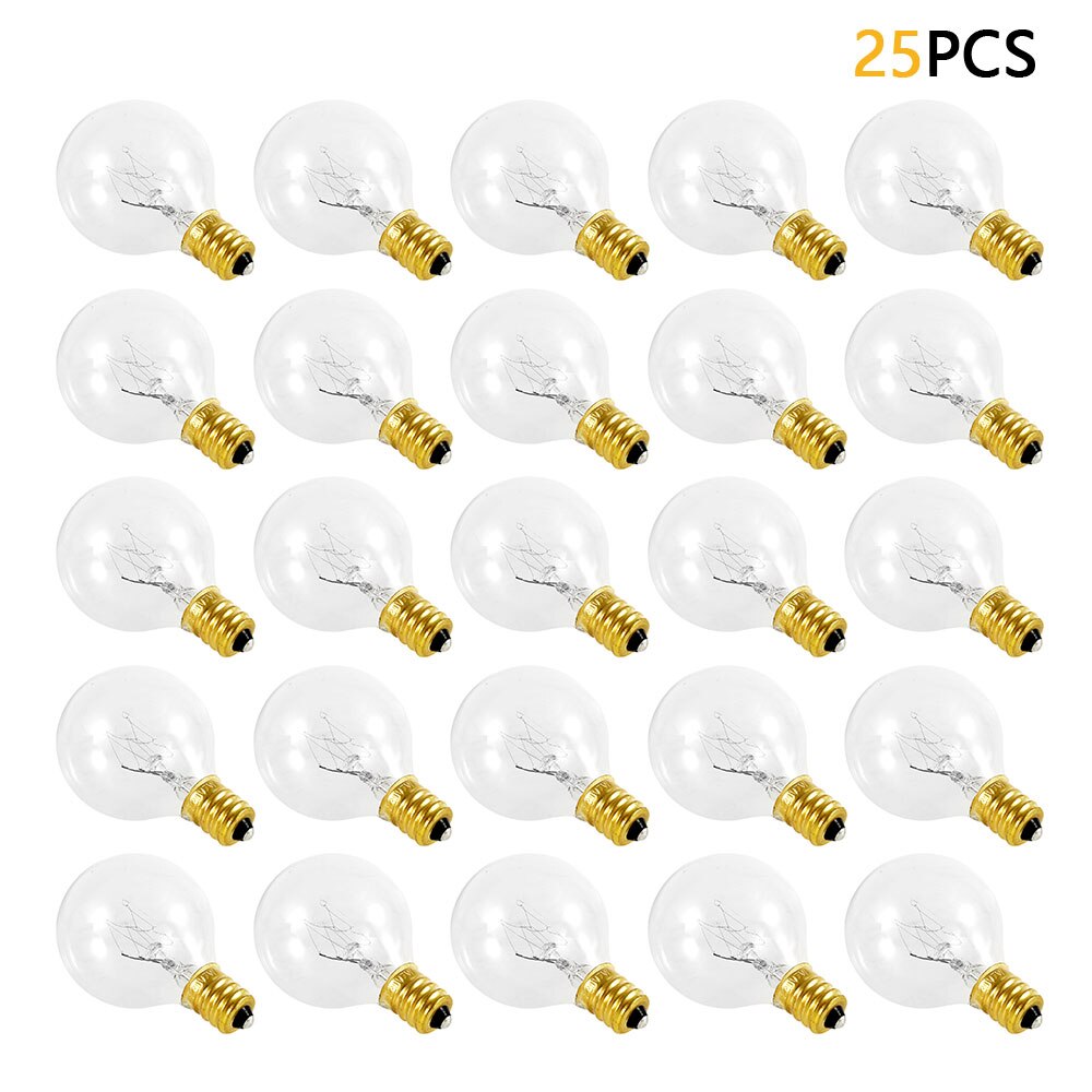 25Pcs 7W G40 Globe Lamp Voor E12 String Lights Gee... – Grandado