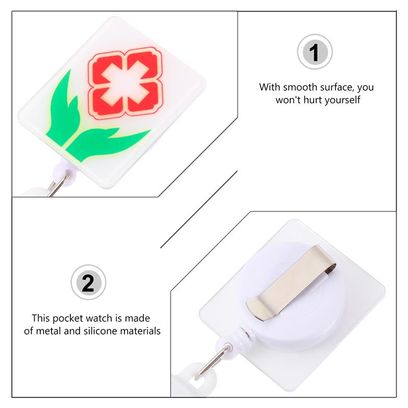 Clip on Nursing Watch Doctors Watch Retractable Di... – Vicedeal