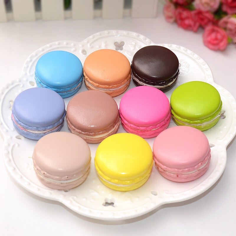 12pcs / set 4CM simulation macaron cake food food ... – Grandado