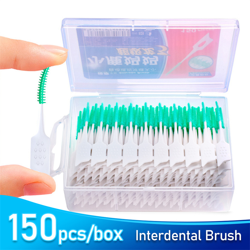 150Pcs Interdental brush Orthodontic brush Cleanin... – Grandado