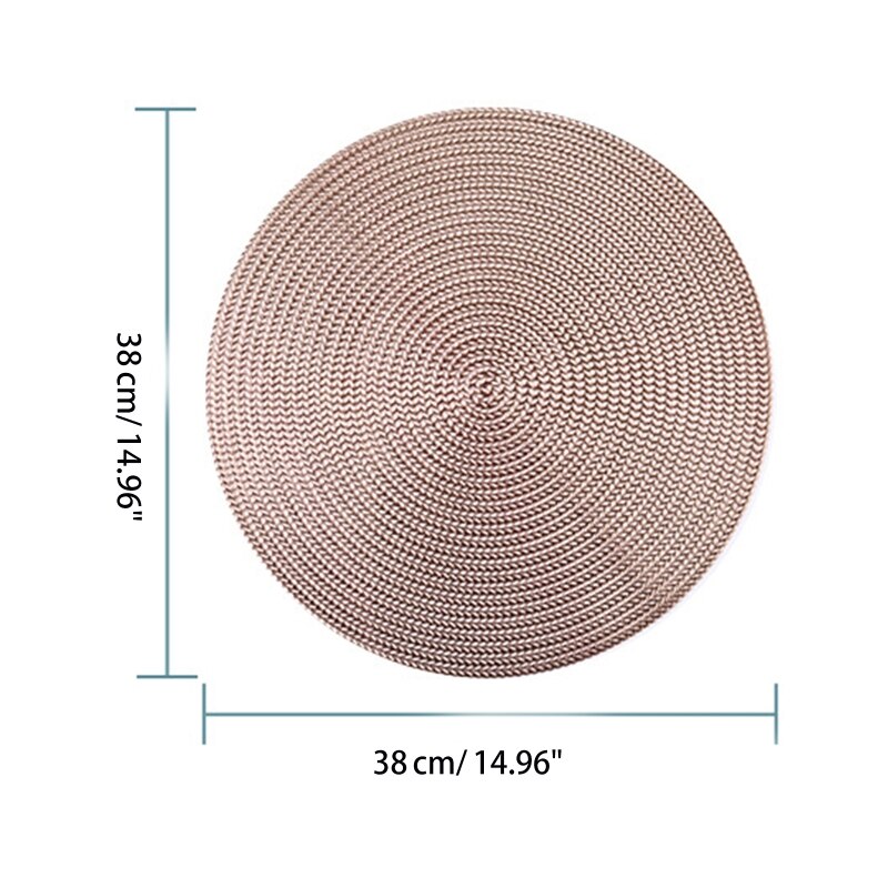38cm Round Place Mat Table Mat Pad Heat Resistant ... – Vicedeal