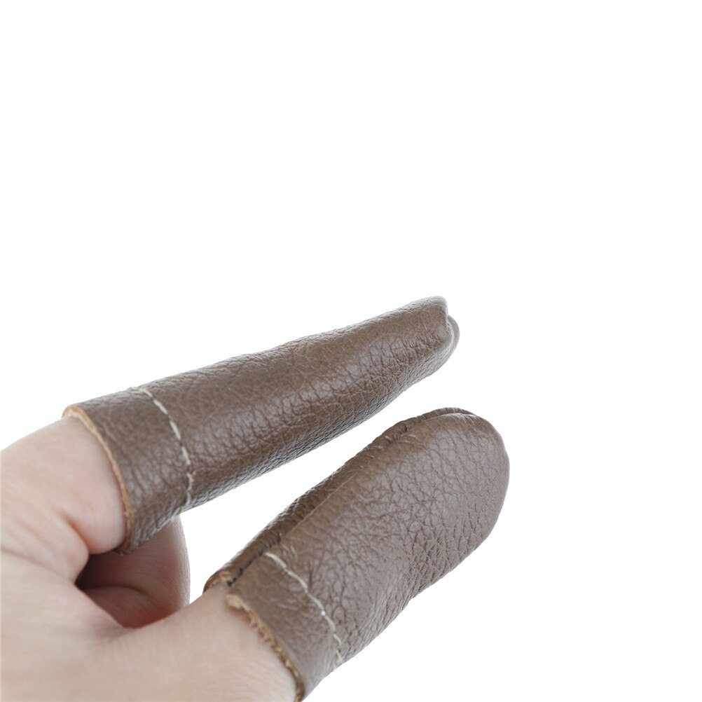 2PCS Index Thimble Needle Finger Protector Leather... – Grandado