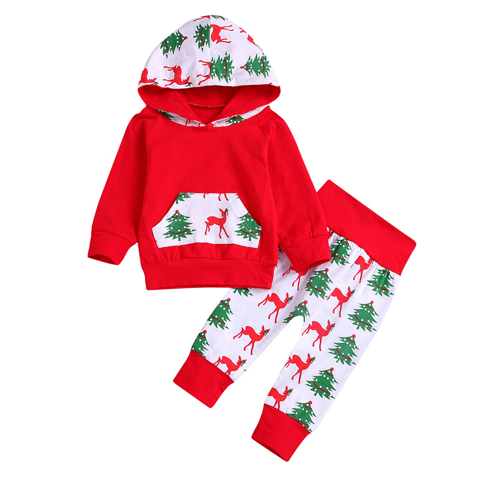 (3M-24M) kerst Baby Pak Winter Lange Mouwen Kerst ... – Grandado