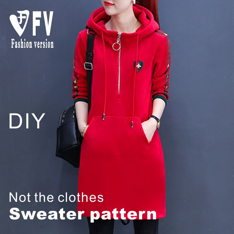 Dames Mid-Length Hooded Sportkleding Jas Patroon S... – Grandado