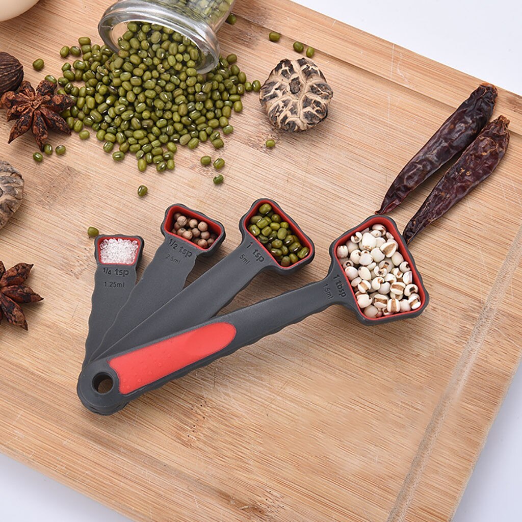 Cuchara de Medida 4 uds, cuchara medidora, herrami... – Grandado