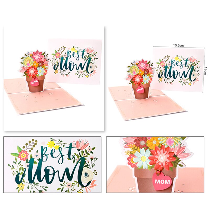 Newly 3D Mothers Day Pops Up Cards Beautiful Flowe... – Grandado