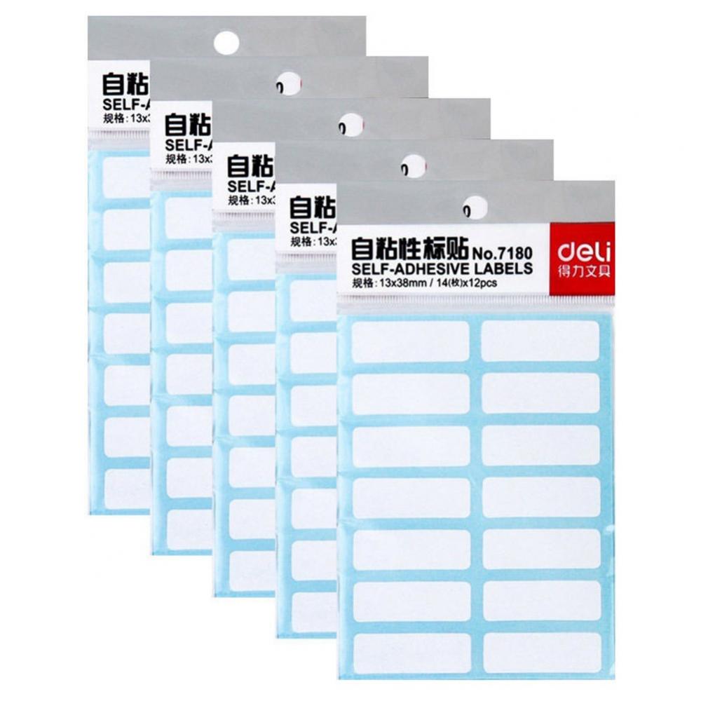 Waterproof 168Pcs Self-adhesive Labels Blank Name ... – Grandado