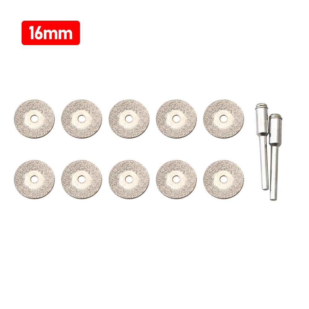 10pcs/set 30mm Diamond Cutting Discs +2 Arbor Shaf... – Vicedeal