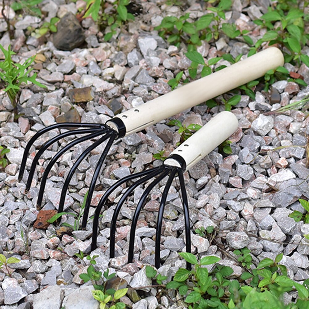 2pcs Garden Rake 5 Tine Claw Loosening Hand Cultiv... – Vicedeal