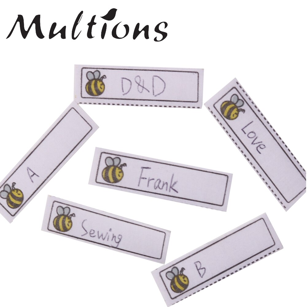100Pcs Handmade Labels Washable Iron-on Name Label... – Grandado