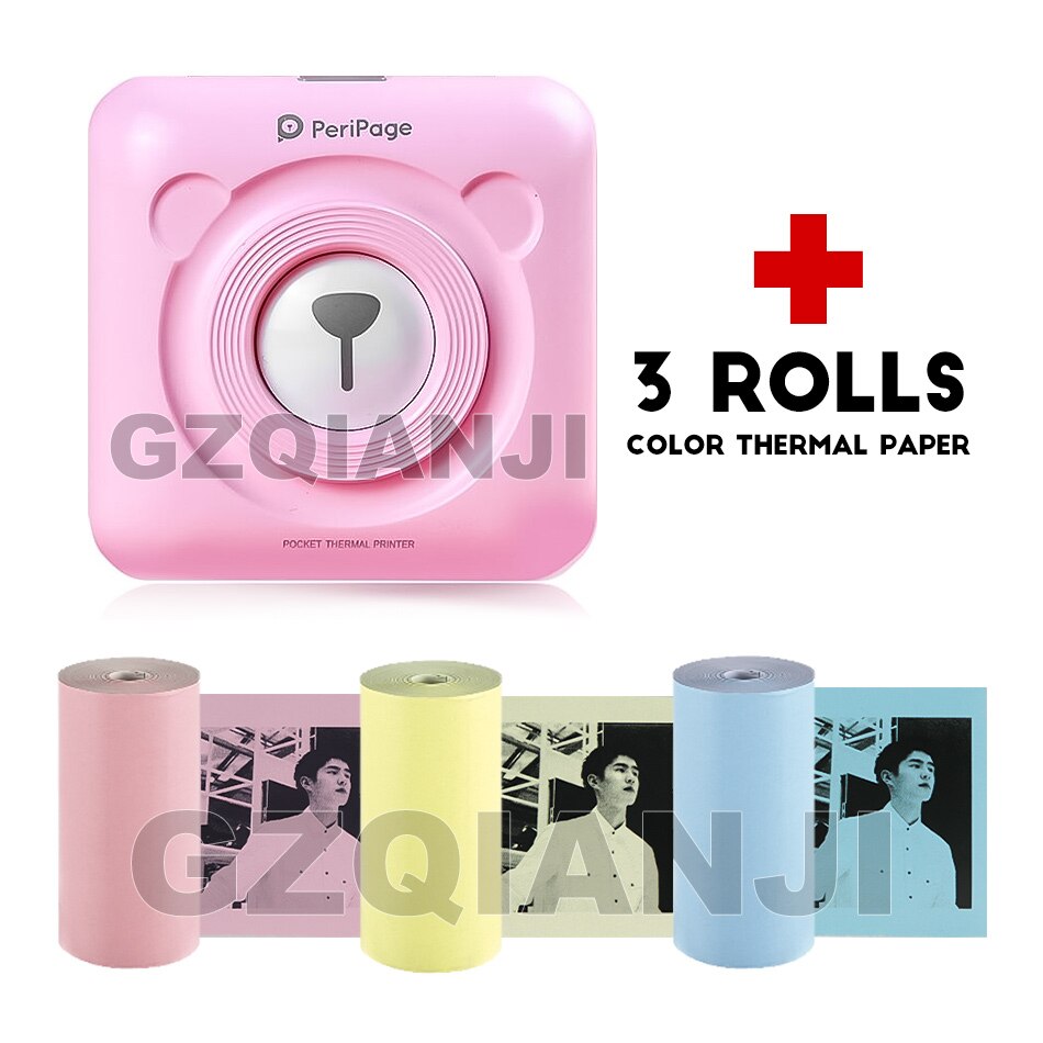 PeriPage A6 Portable Thermal Printer Mini Photo Po... – Grandado