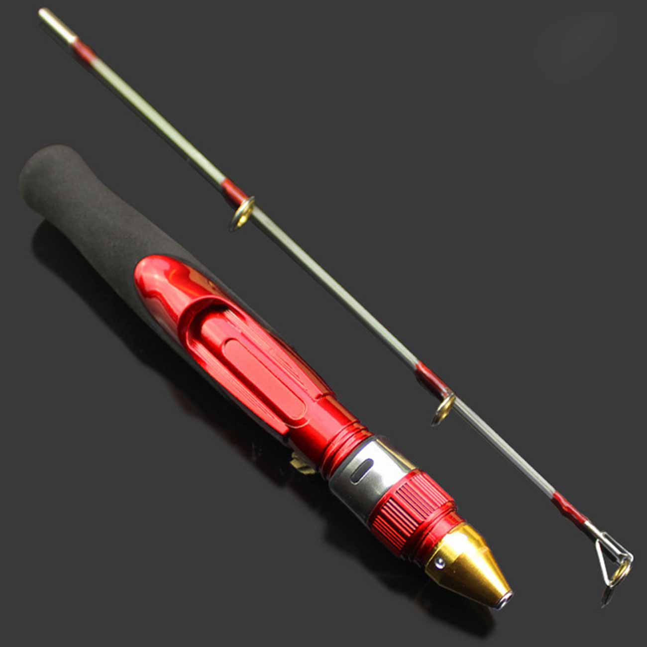 Portable Winter Ice Fishing Rod 50cm/60g Shrimp Fe... – Grandado