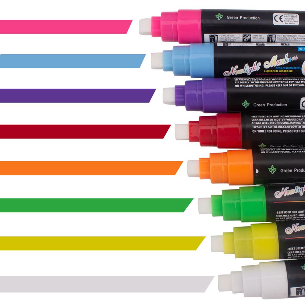 Stylo à craie liquide Fluorescent, surligneur, 10m... – Grandado