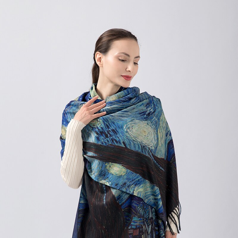 2021 cachecol de luxo feminino inverno de cashmere... – Vicedeal