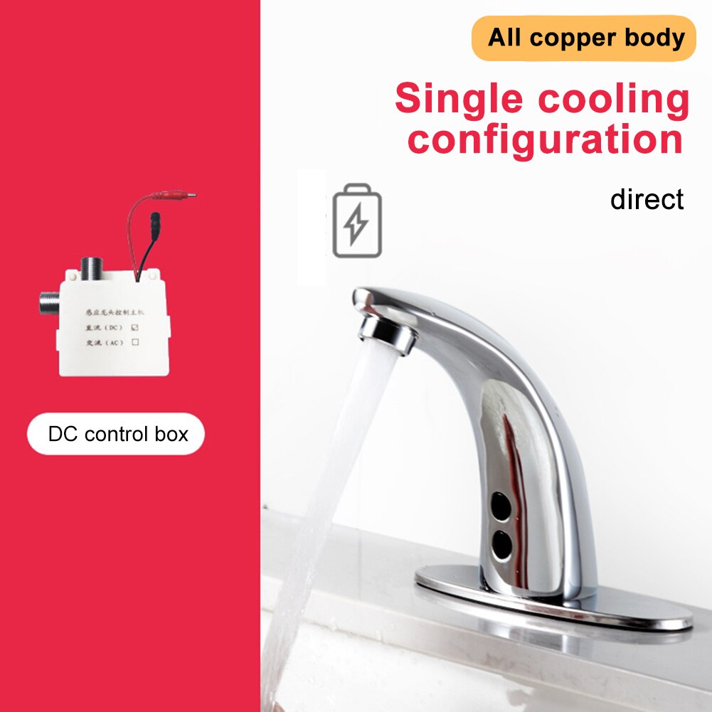 Splash Proof Bathroom Tap Automatic Infrared Sink ... – Vicedeal