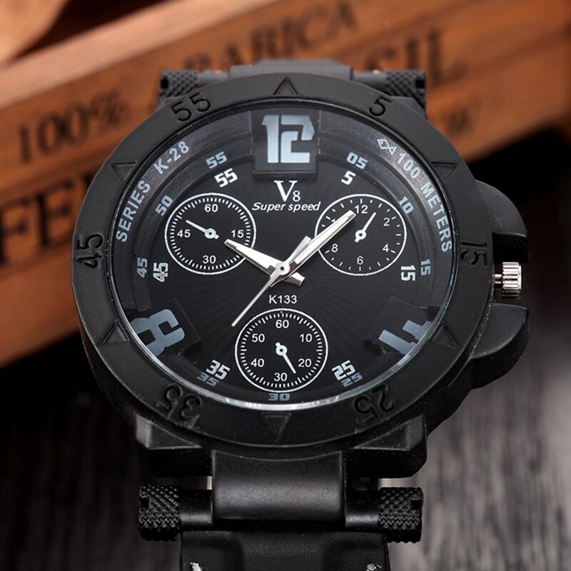 Casual Men's Quartz Watch Mens Watches Big Number ... – Grandado