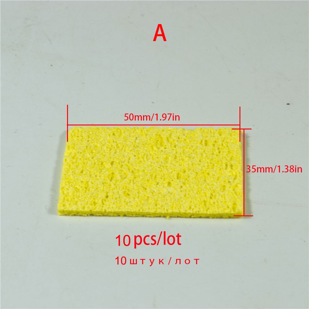 Sponge for soldering iron 10 pieces per lot yellow... – Grandado