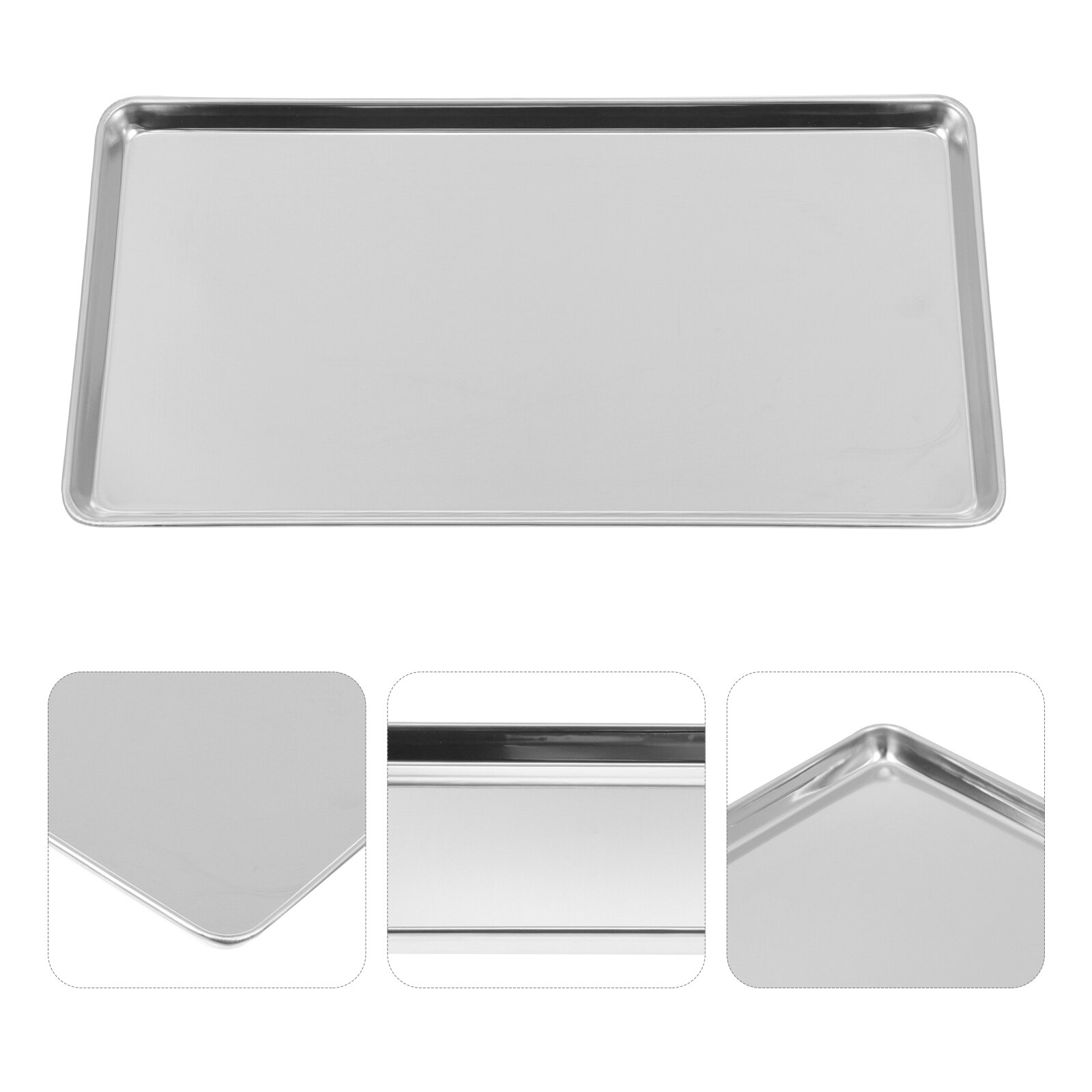 Large Square Tray Stainless Steel Dishes Dishes Pl... – Grandado