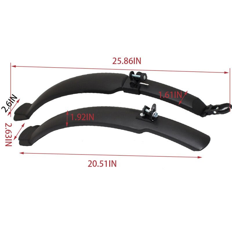 26 Inch 360 Graden Gevouwen Fiets Spatbord Plastic... – Vicedeal