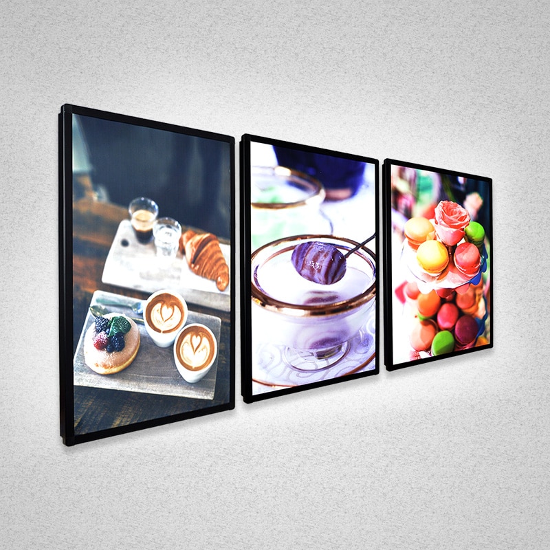 catering chain-like fast food led menu large light... – Grandado